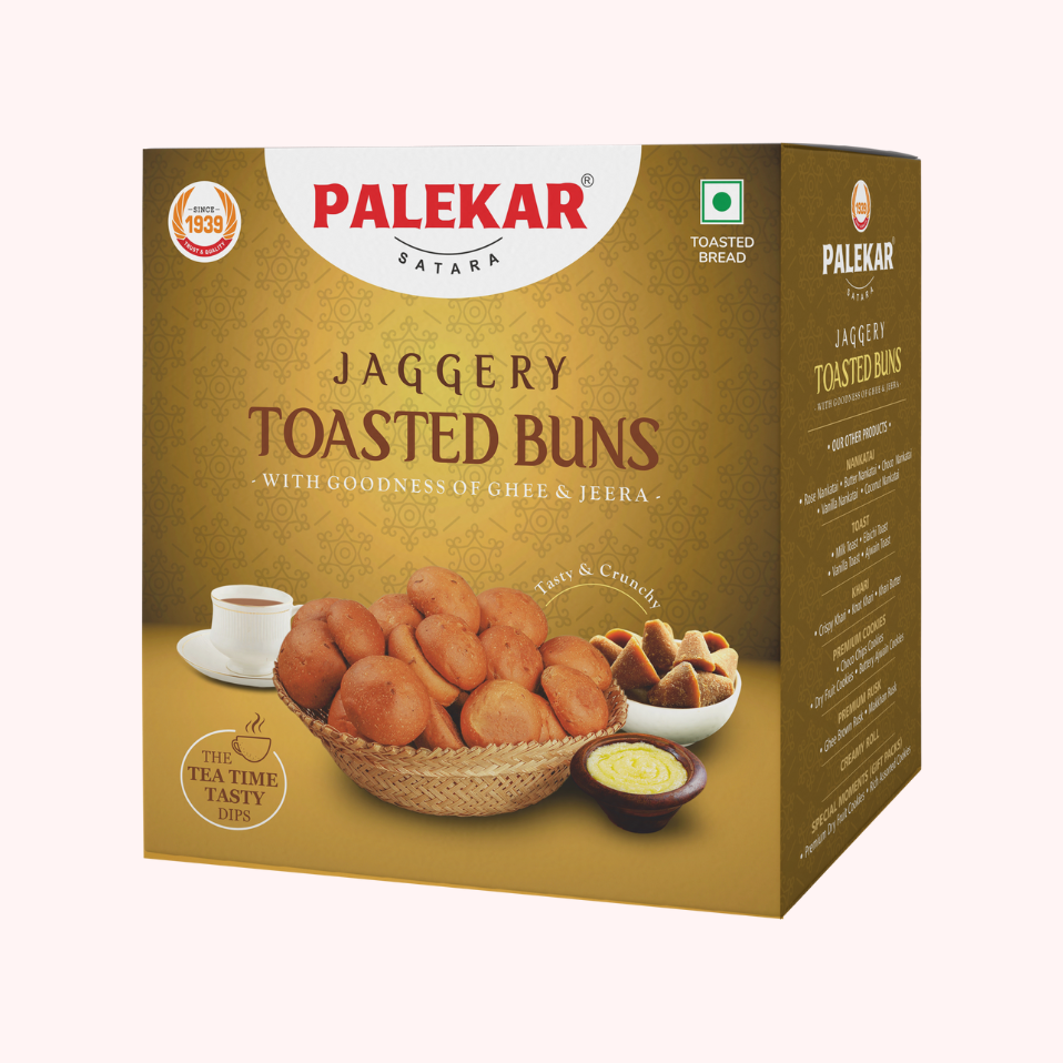 Jaggery Toasted Buns (200 g) – Palekar Food Products