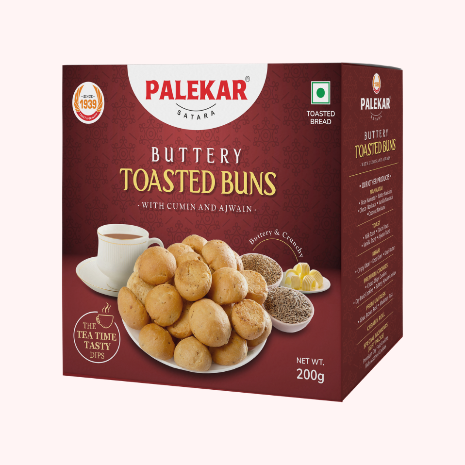 Buttery Toasted Buns (200g) – Palekar Food Products
